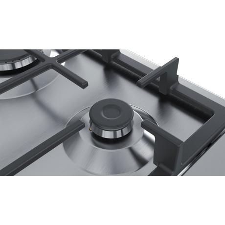 Bosch PGP6B5B90 58.2cm Gas Hob - Stainless Steel - KDH Electrical