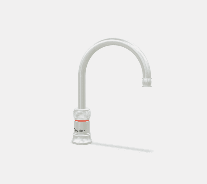 Quooker Classic Nordic Round with PRO7 Tank & CUBE in Stainless Steel ...