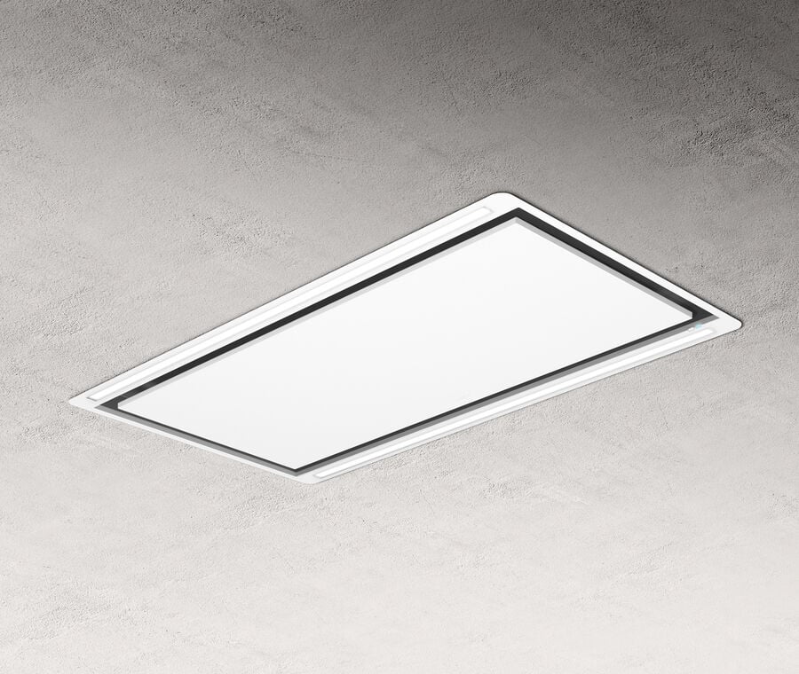 Elica Hilight X H16 100cm Ceiling Extractor Hood in White - KDH Electrical